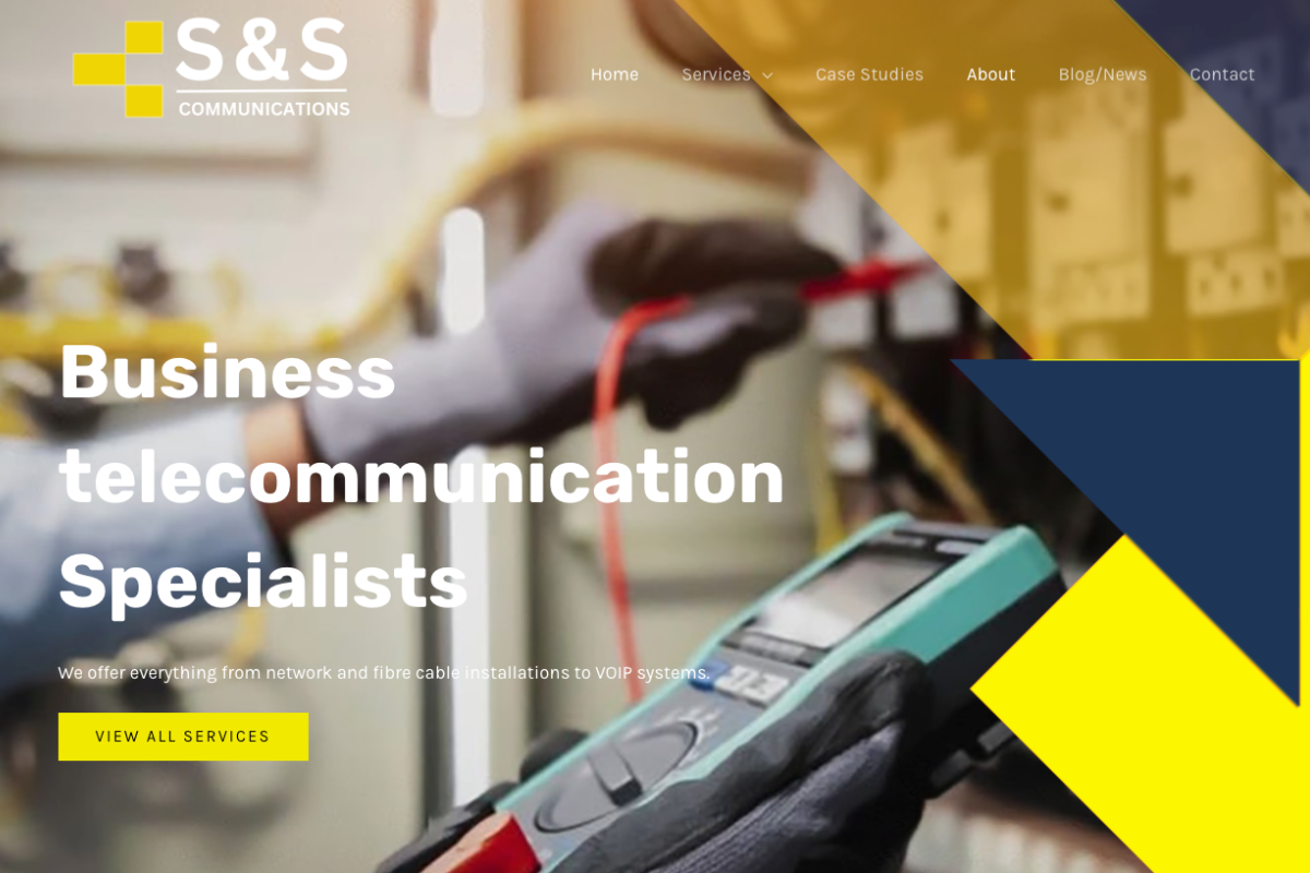 Revolutionising Communication: The Start of S&S Communications Website ...